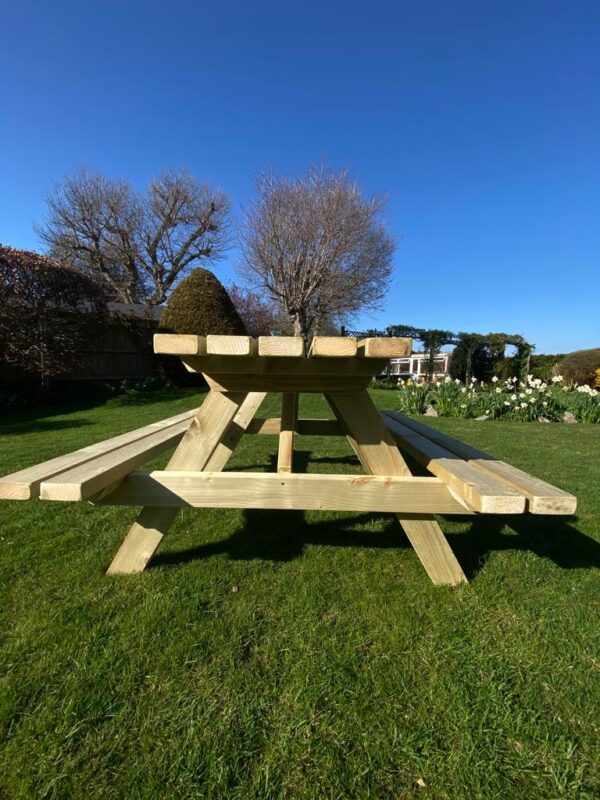 Wooden Bench A Frame – Economy 6 seat – BenchUK LTD