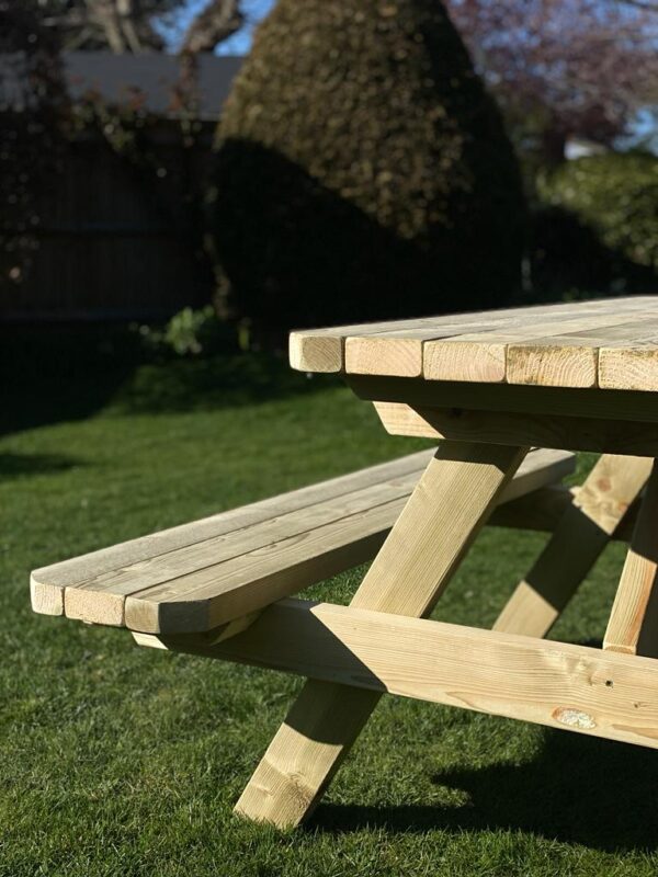 Wooden Bench A frame Extra 6 seat – BenchUK LTD
