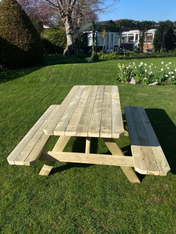 Wooden Bench A frame Extra 8 seat – BenchUK LTD