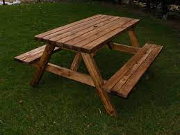 Wooden Bench A frame Extra 6 seat – BenchUK LTD
