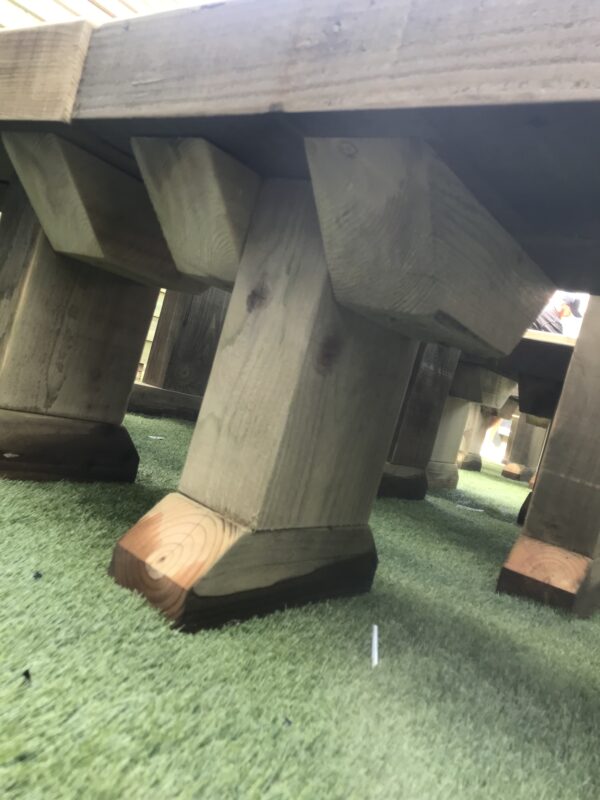 Sleeper Table and Bench Set 1.2m Long – BenchUK LTD